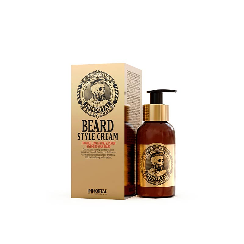 Immortal Beard Style Cream 100ml - Mens Corner