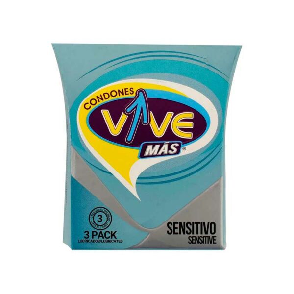Vive Preservativo Sensitivo 3 Unidad - Mens Corner