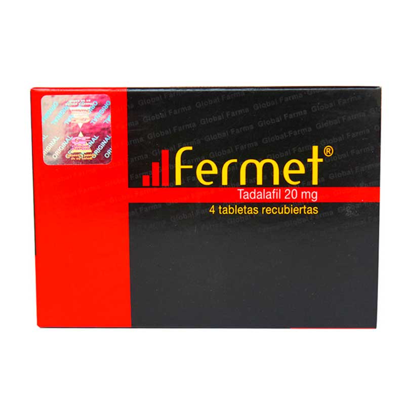 Fermet 20mg 4 Tableta Recubierta - Mens Corner