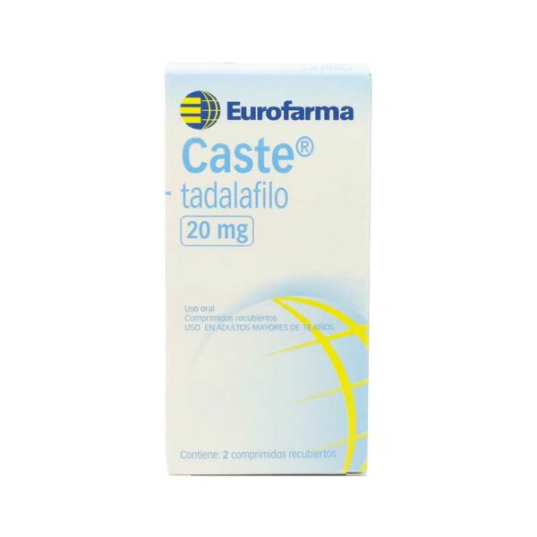 Caste 20mg 2 Comprimido - Mens Corner